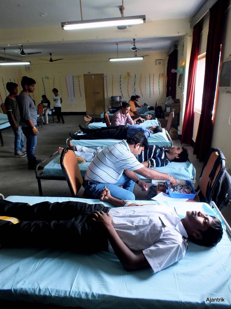 BLOOD DONATION CAMP AT NITMAS